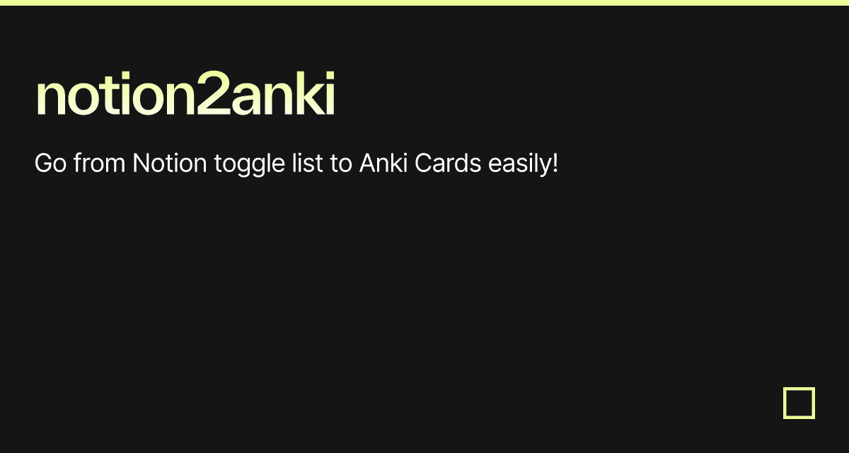 notion2anki - Codesandbox