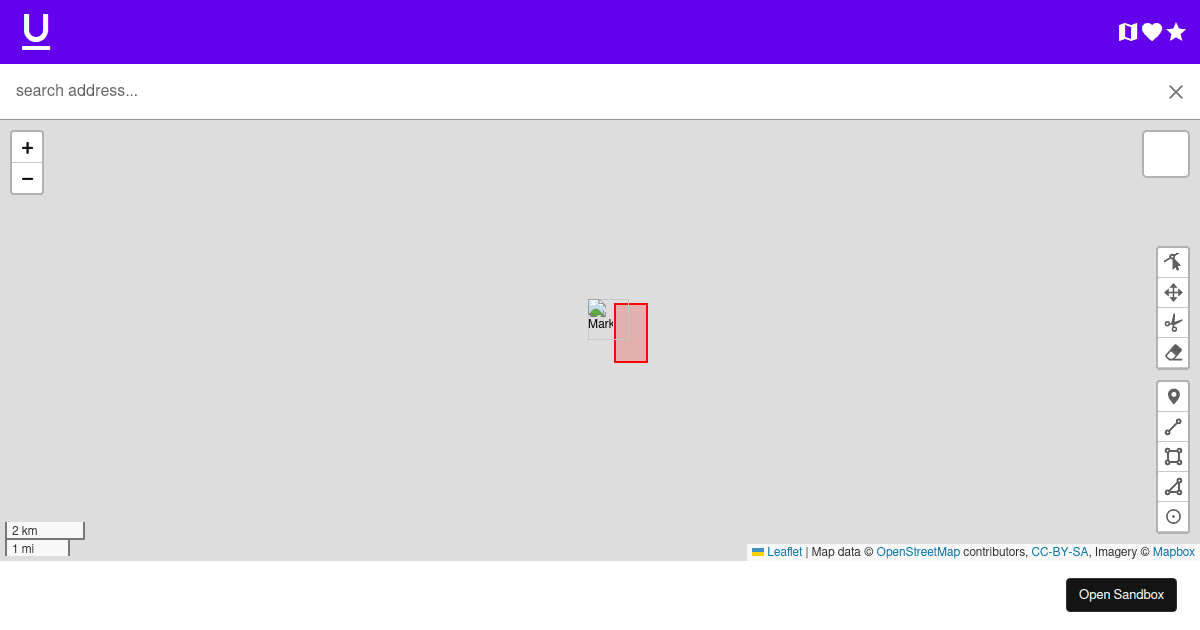 first-steps-with-react-and-leaflet - Codesandbox