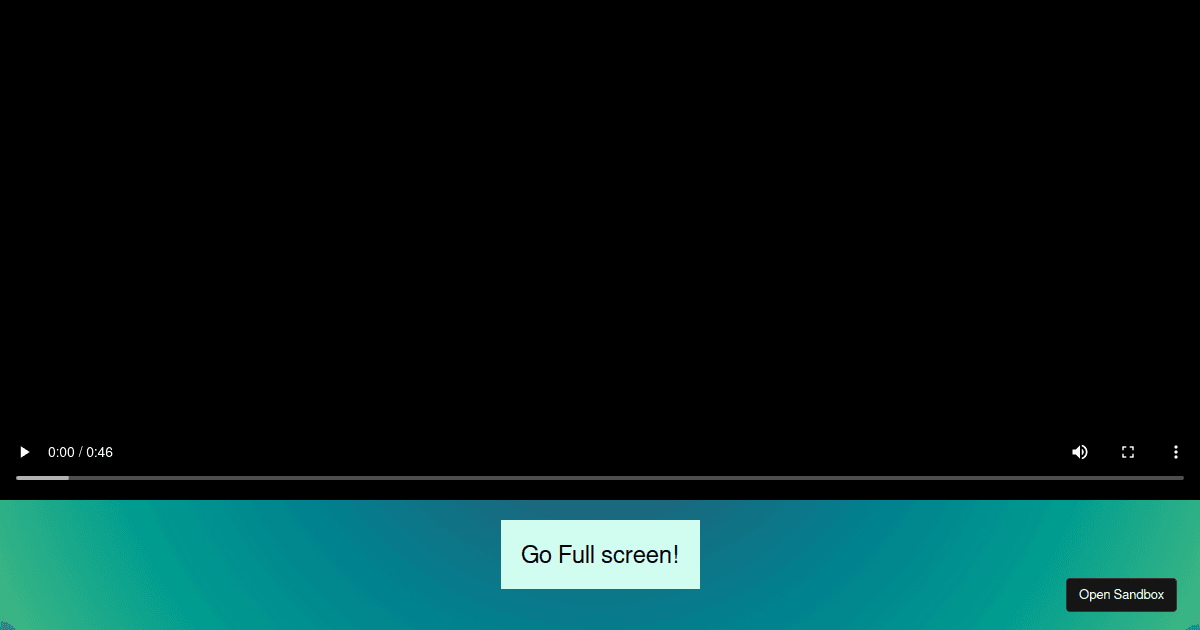 Vue Use Web Fullscreen Api Codesandbox