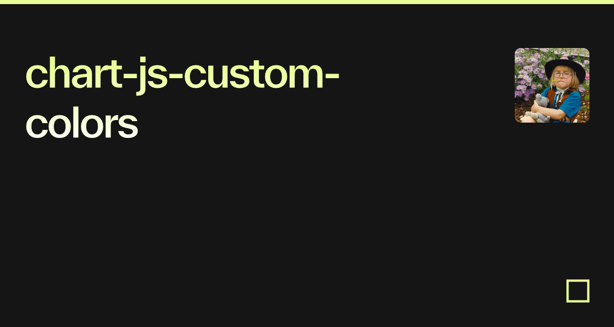 chart-js-custom-colors - Codesandbox