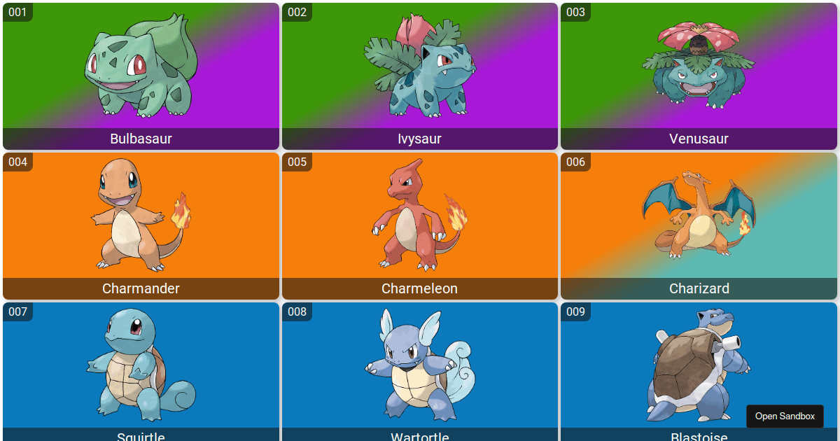 pokedex - Codesandbox