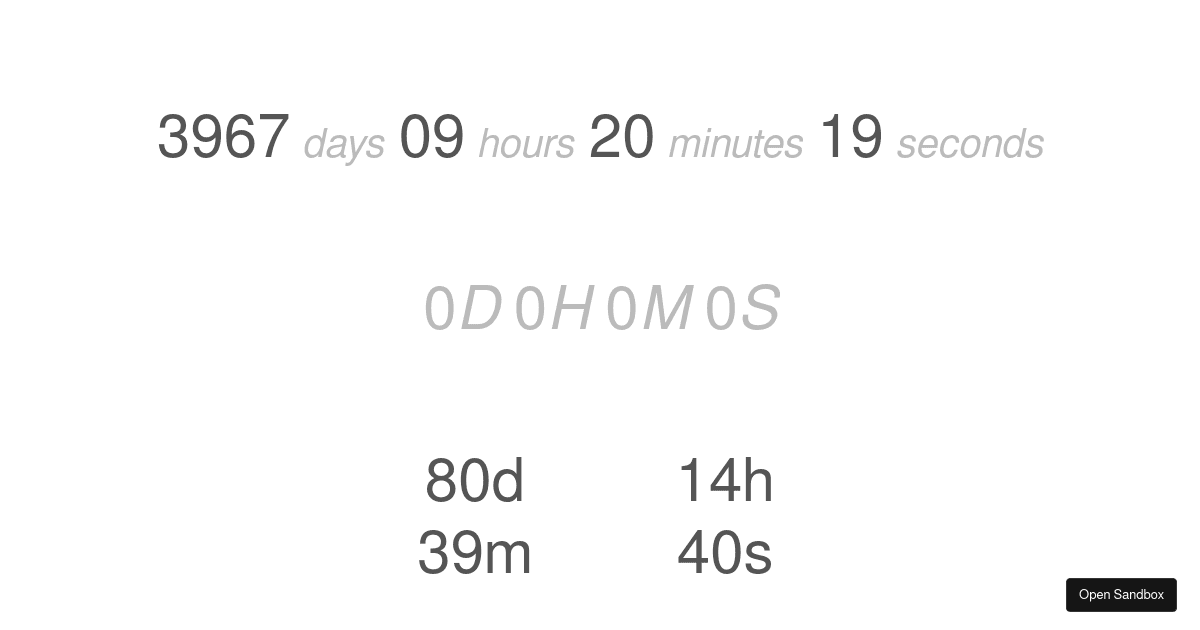 TimezZ example (forked) - Codesandbox