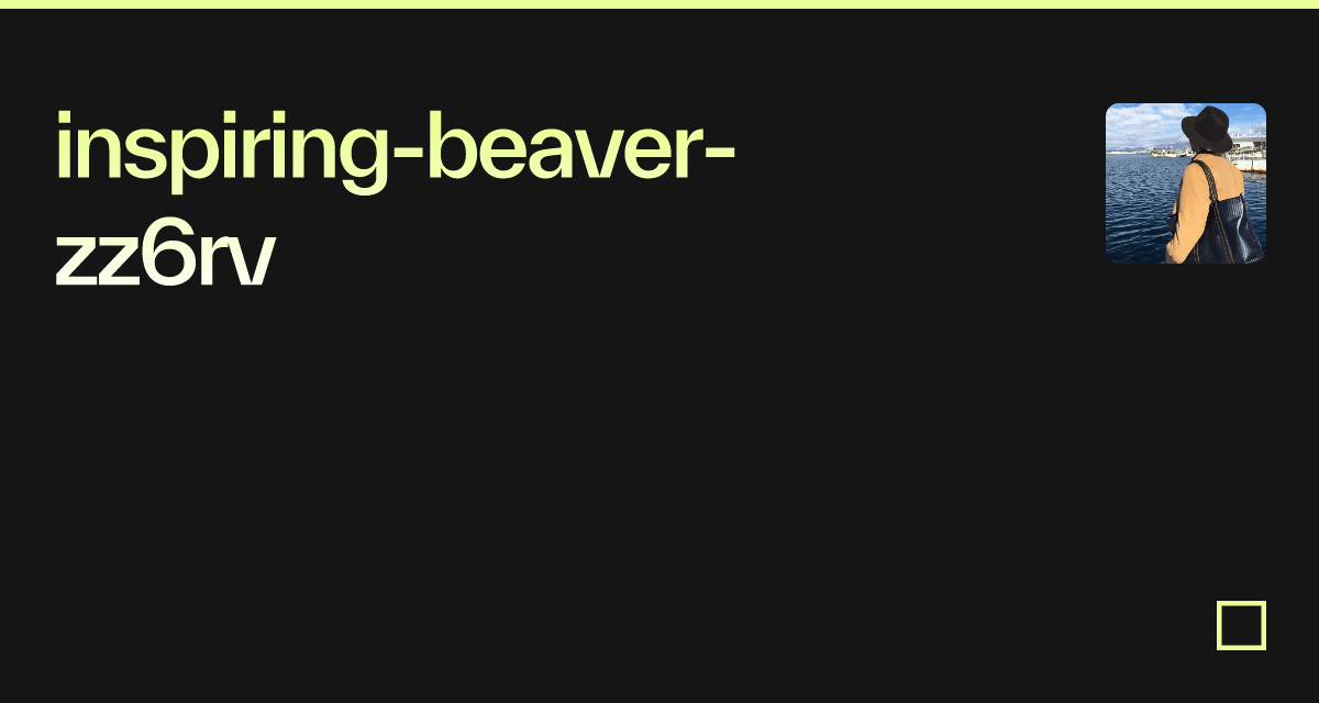 inspiring-beaver-zz6rv - Codesandbox